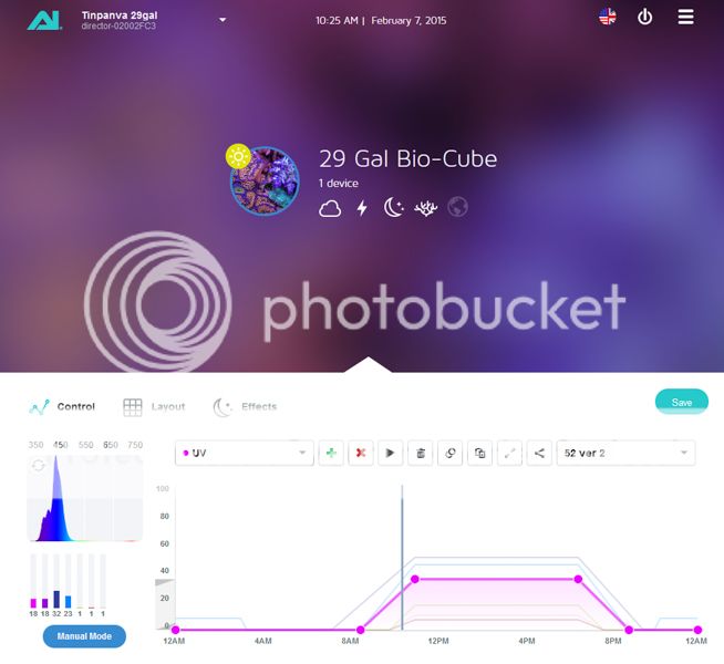 Hydra 52 Settings | Reef2Reef